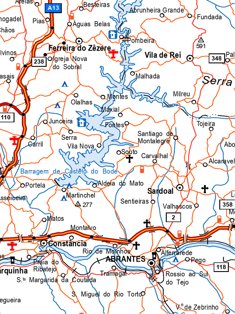 Barragem de Castelo do Bode: Localização e Atrações | PDF