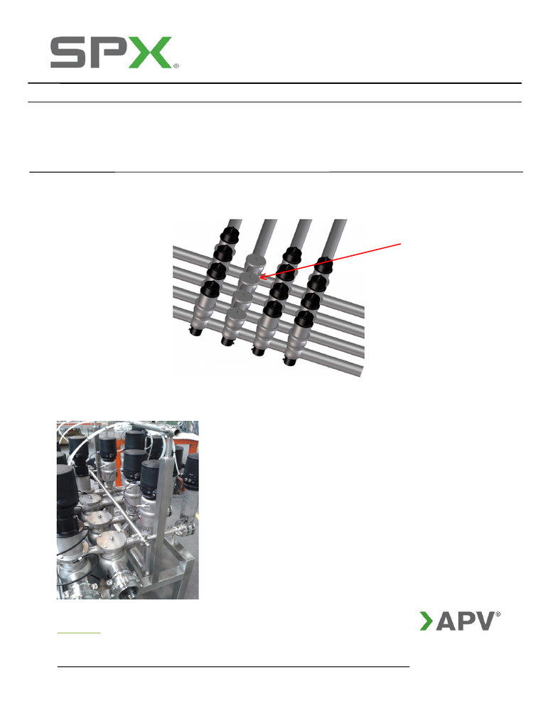 APV Valve Bulletin: DE3 Dummy Insert | PDF