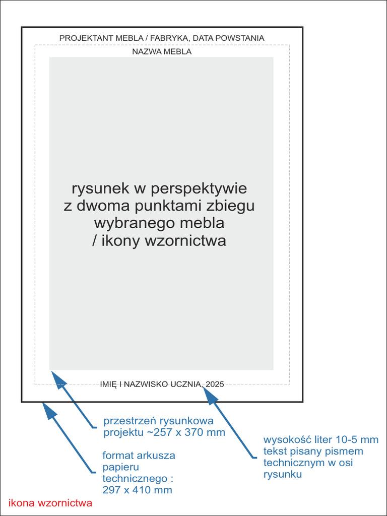 Rysunkowa Praca Klasowa Ikony Wzornictwa | PDF