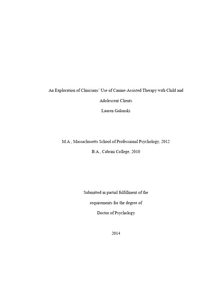 An Exploration of Clinicians' (1) | PDF | Attachment Theory | Psychotherapy