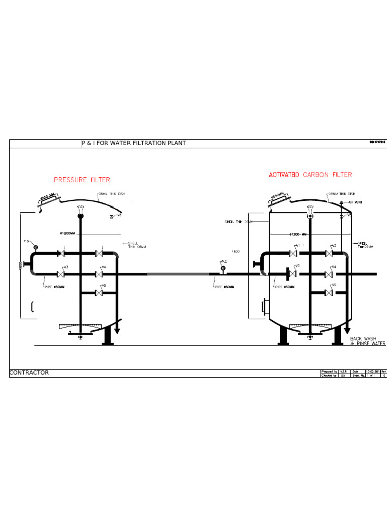 Makv Drawing for WTP Dual Media,ACF. R | PDF