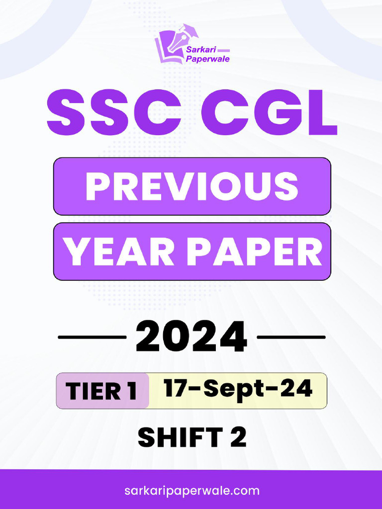 SSC_CGL_2024_Tier1_17th_Sept_2024_Shift_2 | PDF