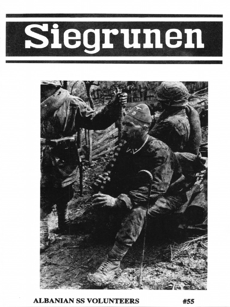 Siegrunen #55: Albanian SS Volunteers | PDF | Waffen Ss | Tanks
