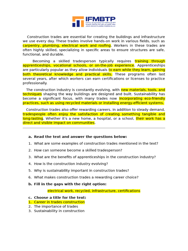 Essential Guide to Construction Trades | PDF | Carpentry