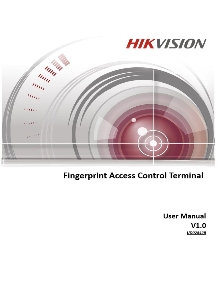 User-Manual-3595403 Control de Acceso HikVision | PDF | Access Control ...