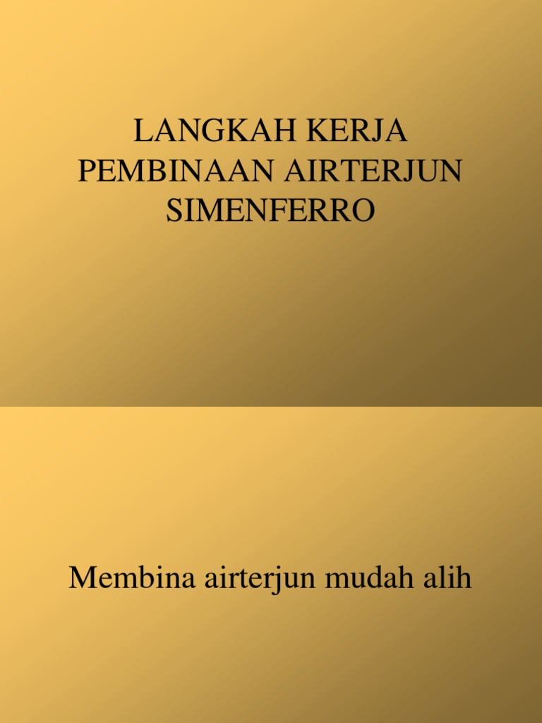 Air Terjun Simenfero | PDF