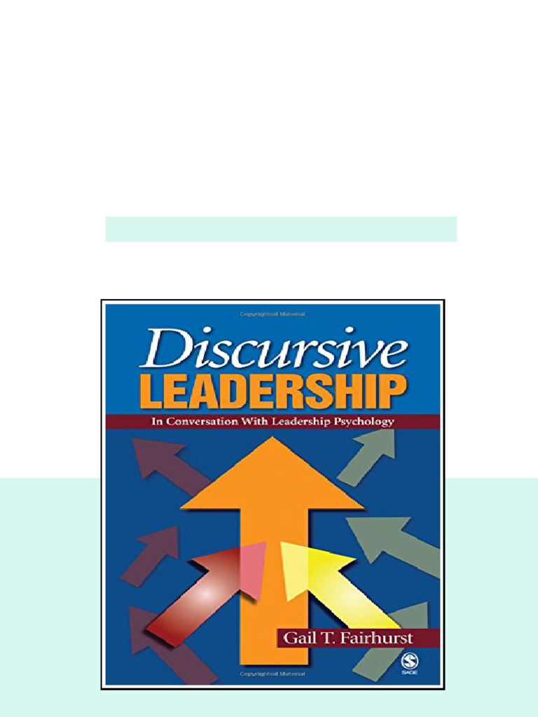 Discursive Leadership In Conversation With Leadership Psychology 1st ...