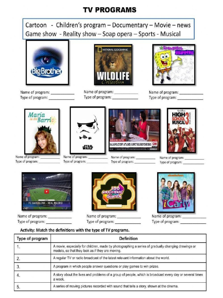 Tv Programs | PDF
