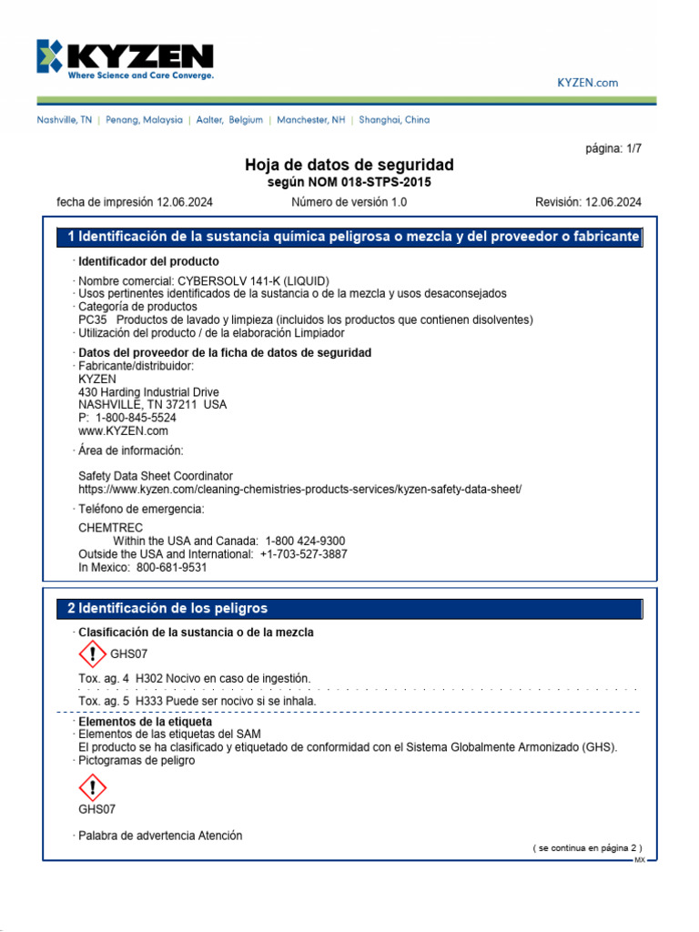 HDS 350 Cybersolv - 141-K | PDF