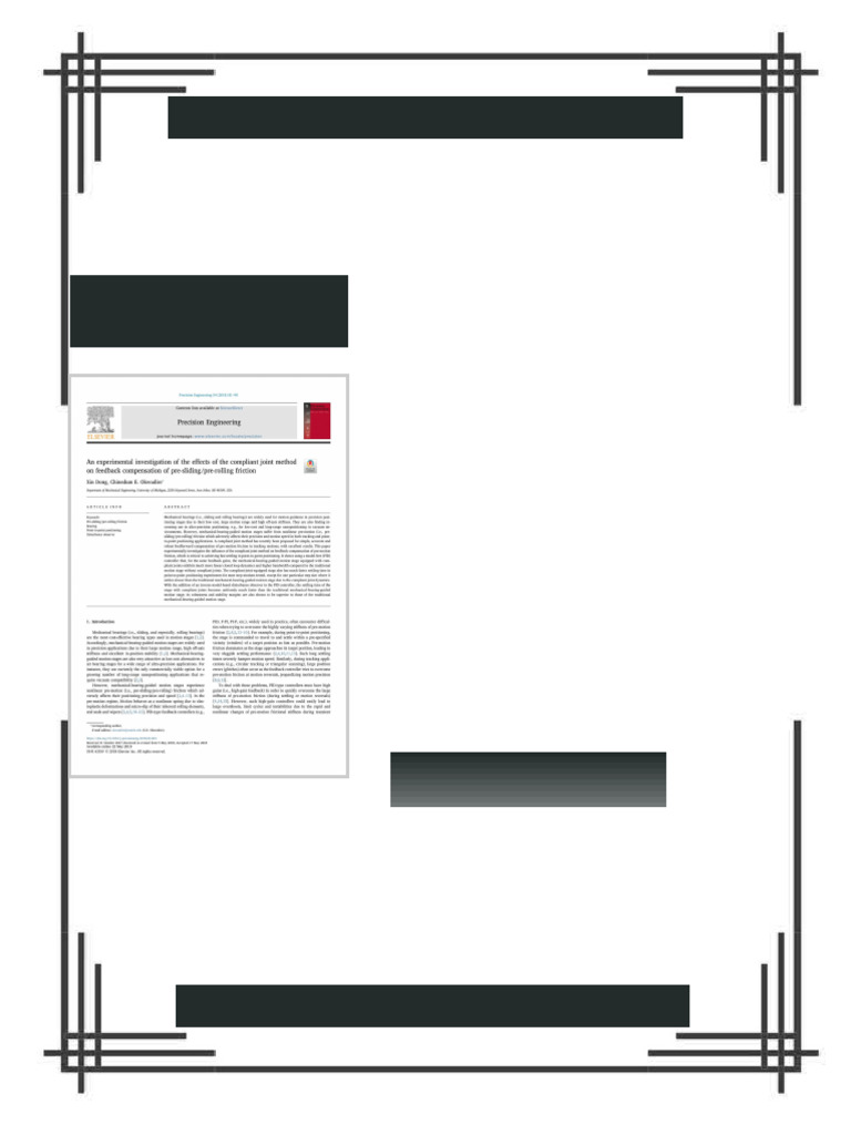 An experimental investigation of the effects of the compliant joint ...