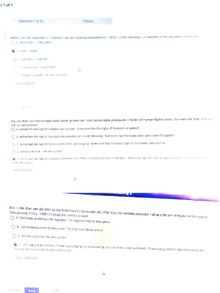 Test 1 Edcc 432 | PDF