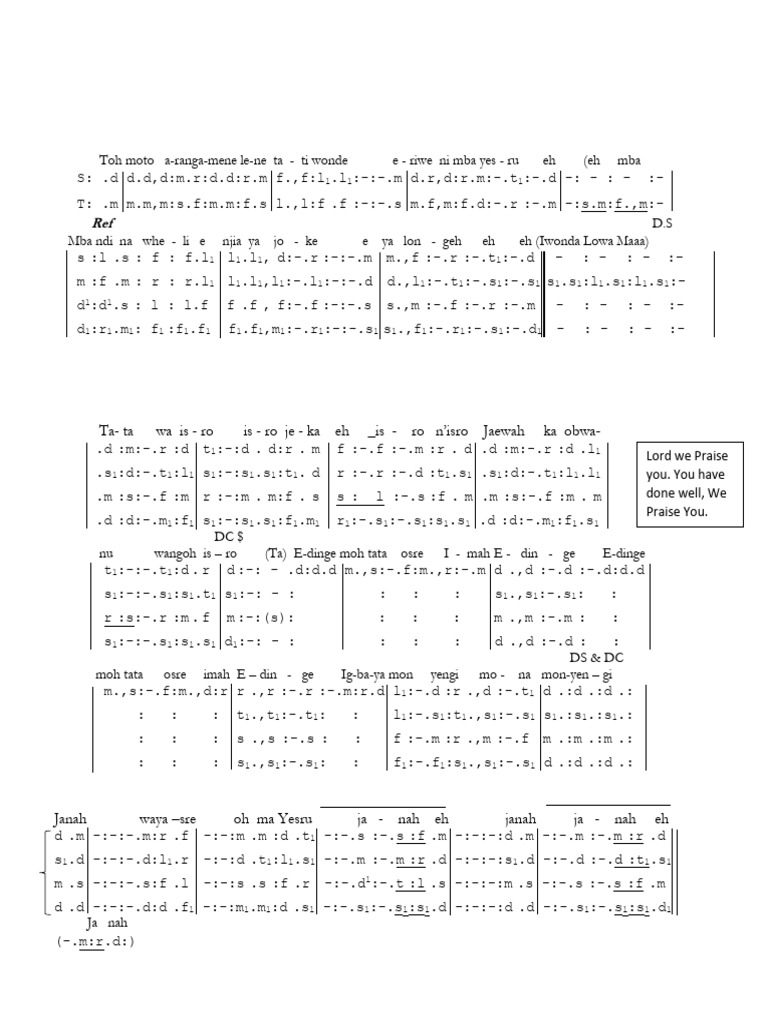 Bakweri Medley Final | PDF