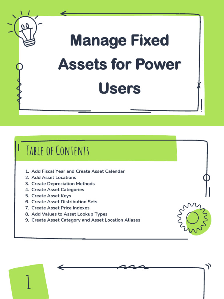 Manage Fixed Assets: Power User Guide | PDF | Depreciation | Fiscal Year