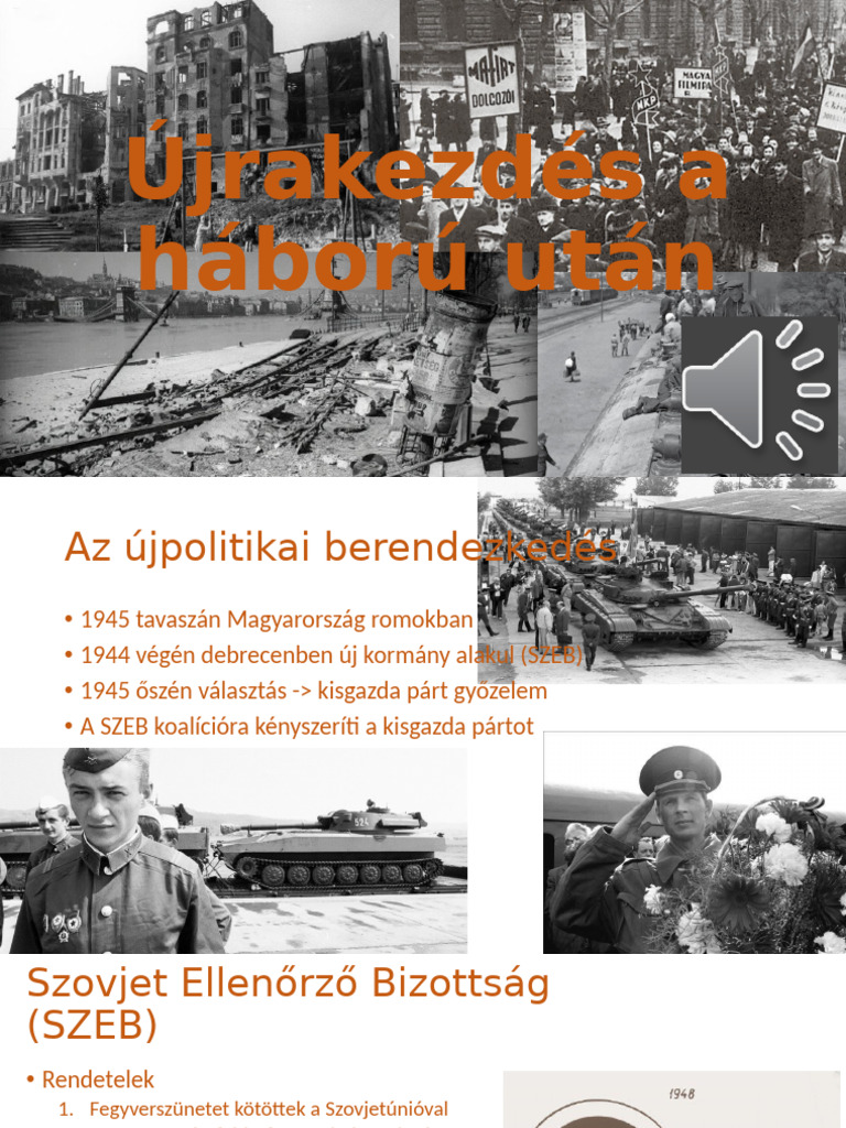 Újrakezdés A Háború Után | PDF