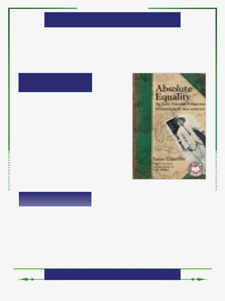 Absolute Equality An Early Feminist Perspective Influencias de Las ...