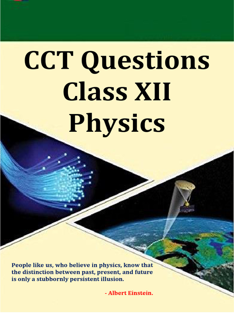 Physics CCT Questions XII | PDF | Electrical Resistivity And ...