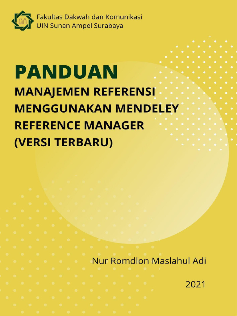 Panduan Mendeley Reference | PDF