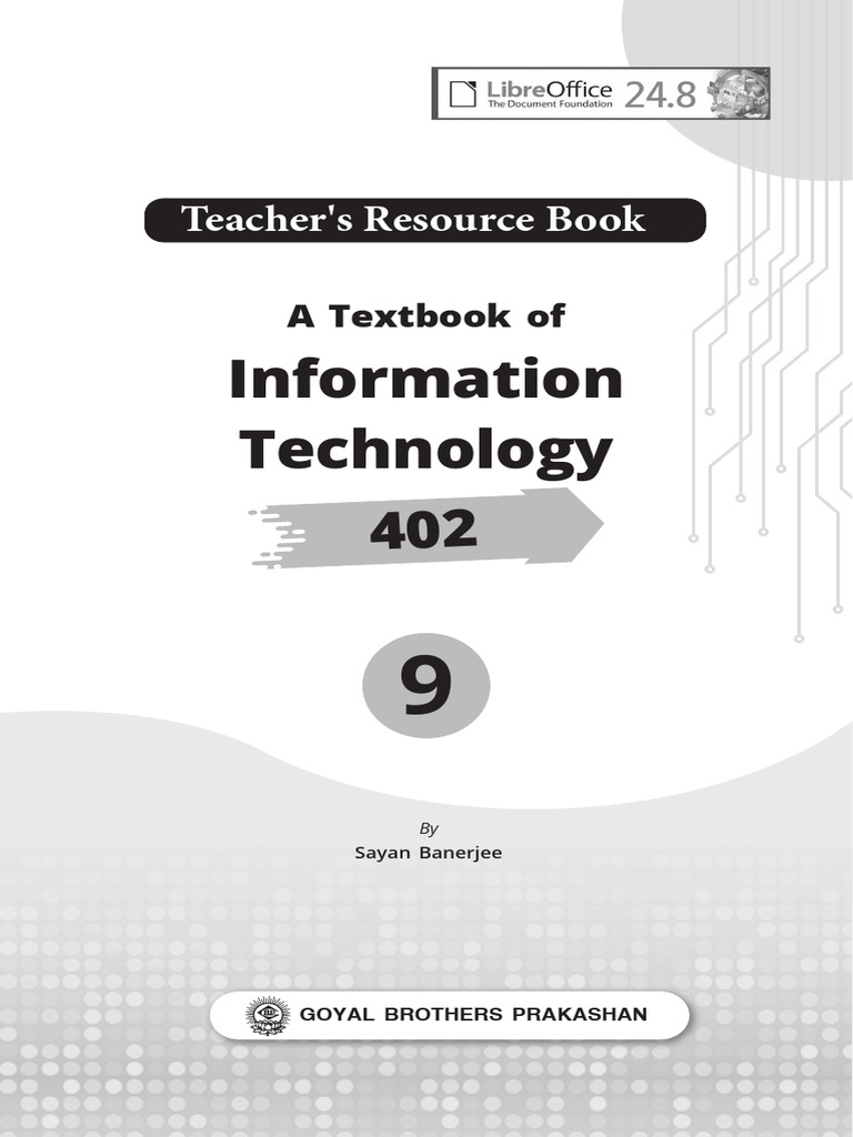 TRB A Textbook of Information Technology Code 402 Class 9 (2025-2026 ...