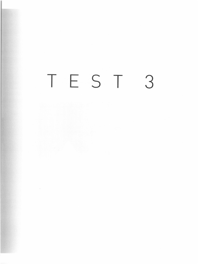 Résultats du Test 3 : Réponses A-D | PDF