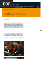 Unsolved Problems in Mathematics List | PDF | Prime Number | Graph Theory