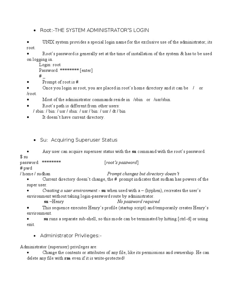 Acquiring Super User Status | PDF | Superuser | Data Management