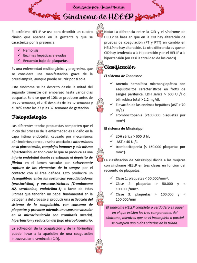 Hellp | PDF | Enfermedades y trastornos | Sangre