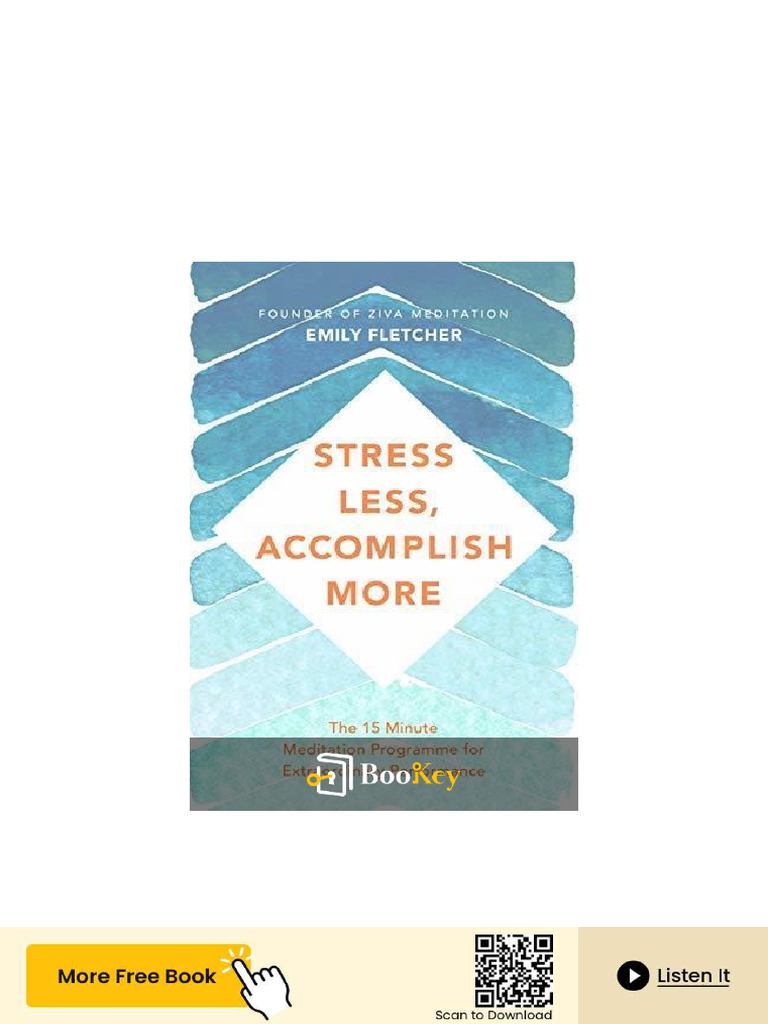 Stress Less, Accomplish More PDF | PDF | Sleep | Meditation