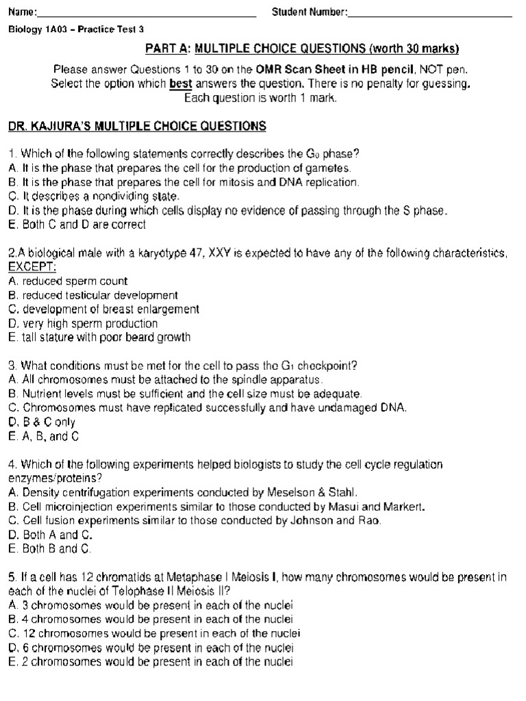 Practice Test Winter Copy 2020 | PDF