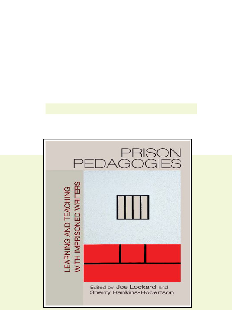 (Ebook) Prison Pedagogies: Learning and Teaching with Imprisoned ...