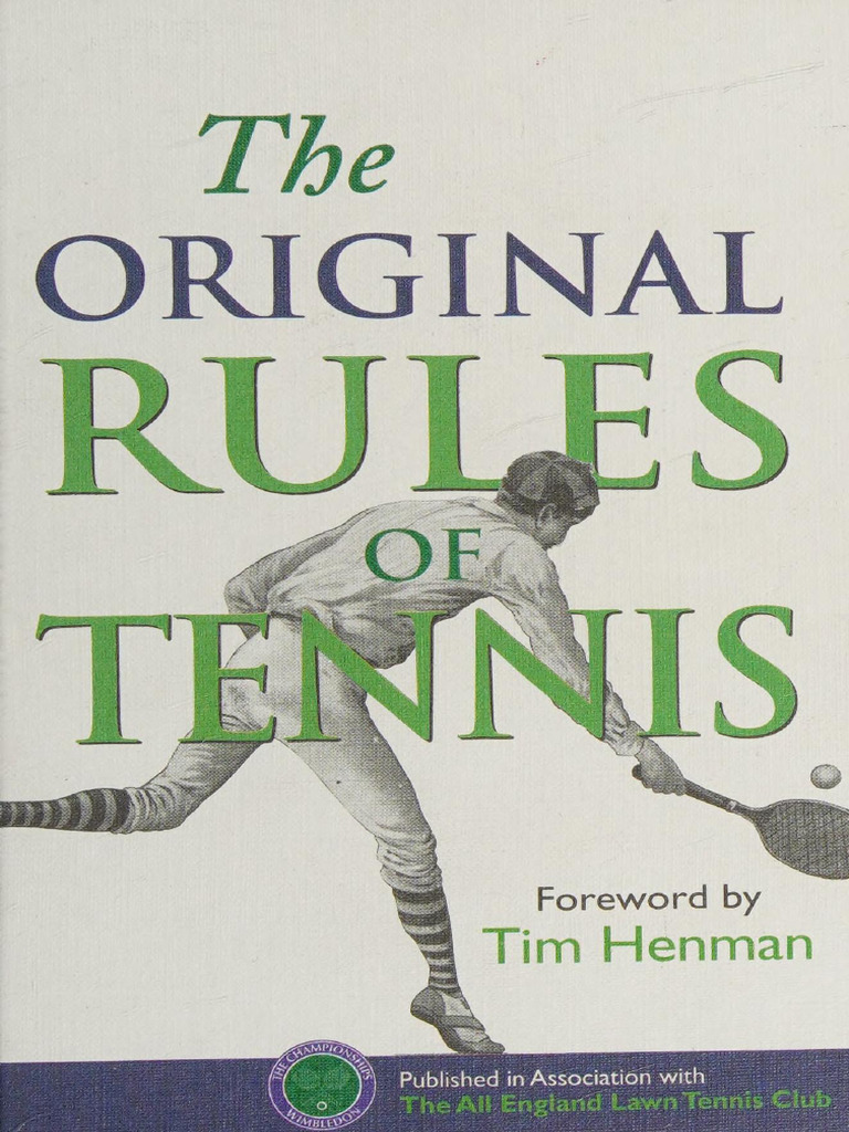Original Rules of Tennis Explained | PDF