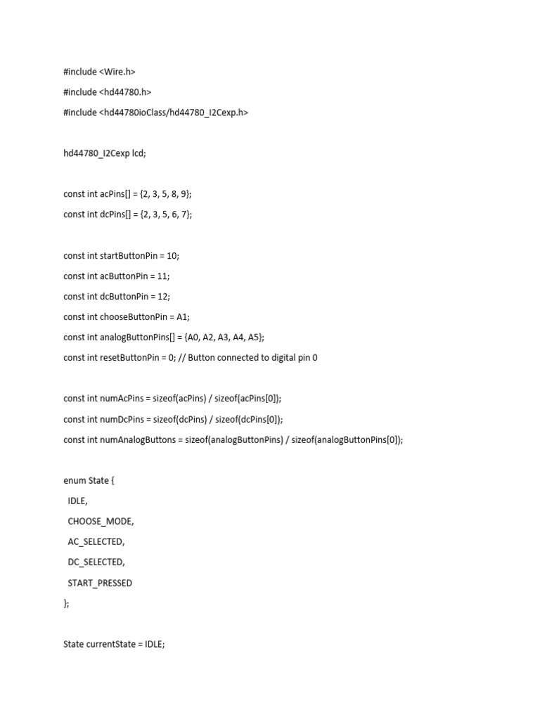 Arduino code (swtiching relay condition) | PDF | Computer Programming ...