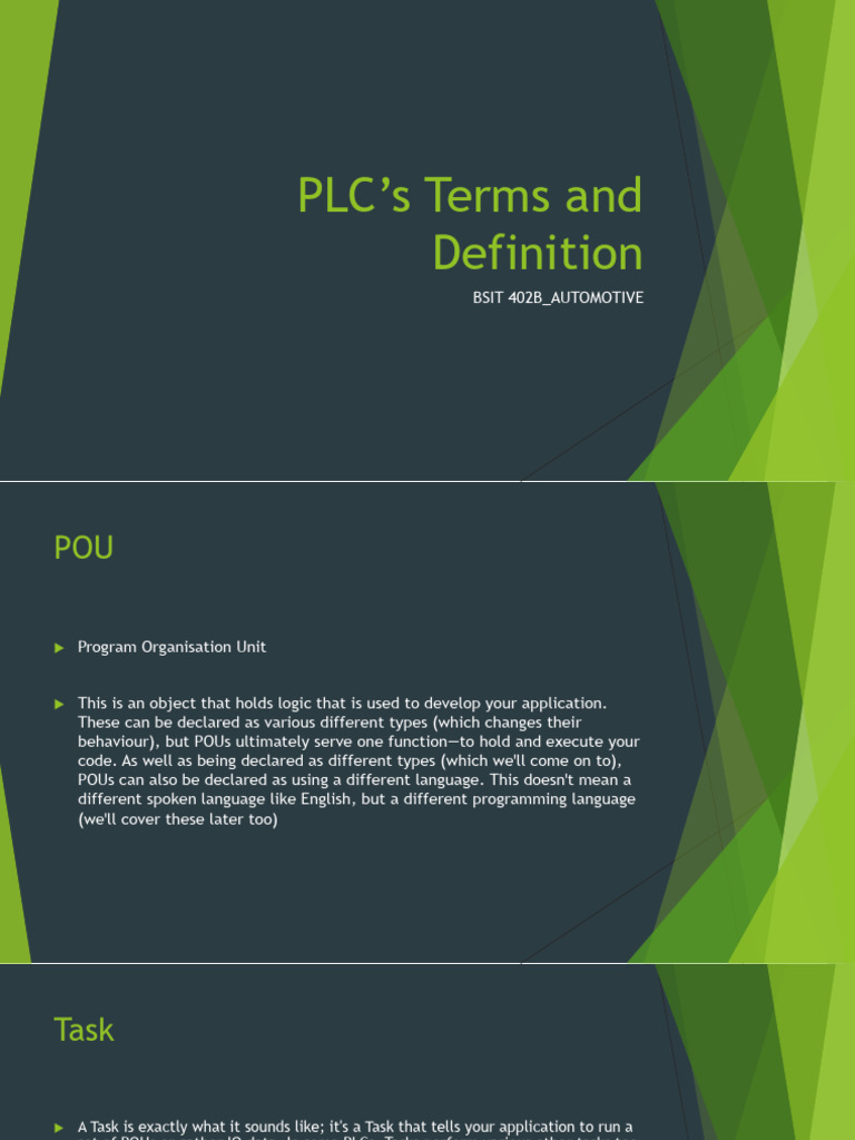 PLCs-Terms-and-Definition | PDF | Programmable Logic Controller ...