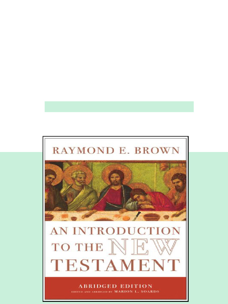 (Ebook) An Introduction to the New Testament: The Abridged Edition by ...