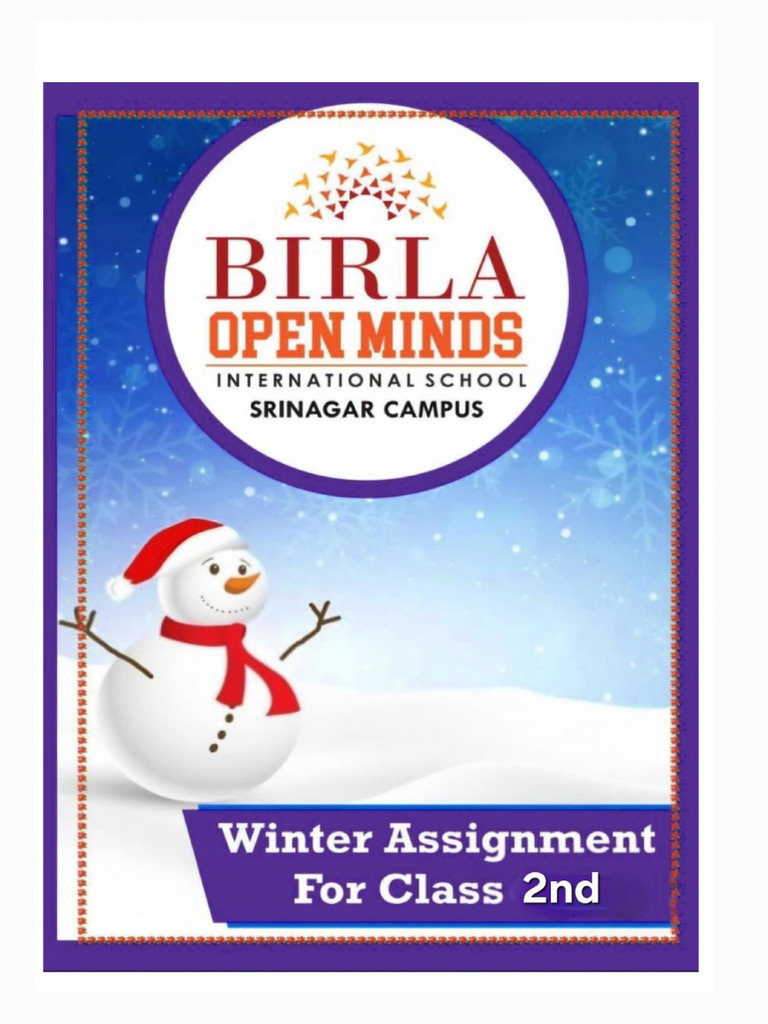 Winter Assignment of Class 2nd - 251129 - 093628 | PDF