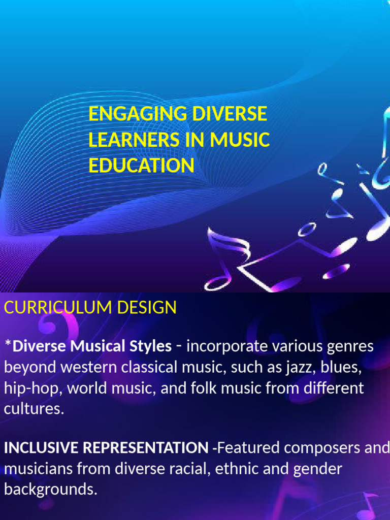 Engaging Diverse Learners in Music Education | PDF