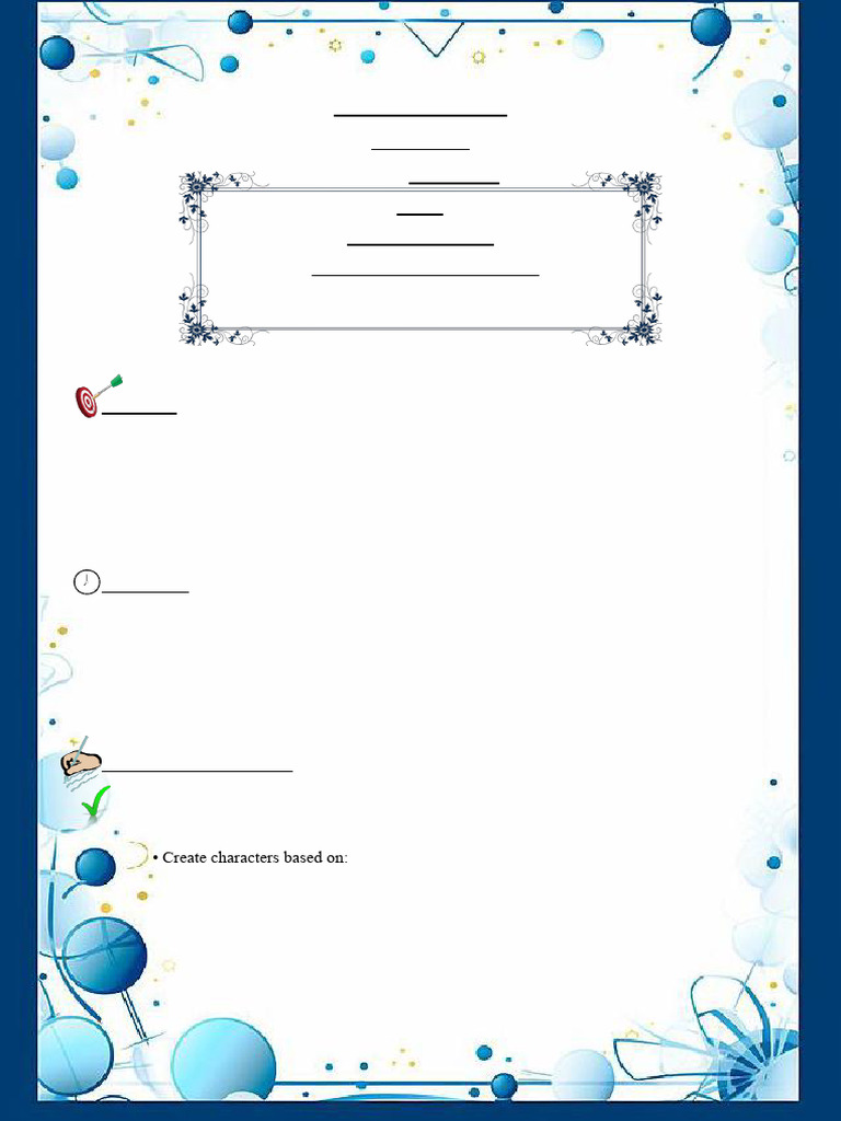 Creative Triangle Storytelling Activity | PDF | Triangle | Elementary ...