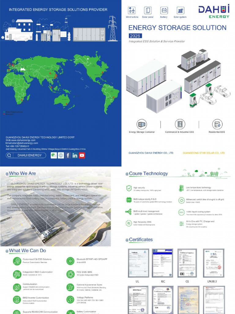 Dahui Energy Product Catalogu-2026 | PDF