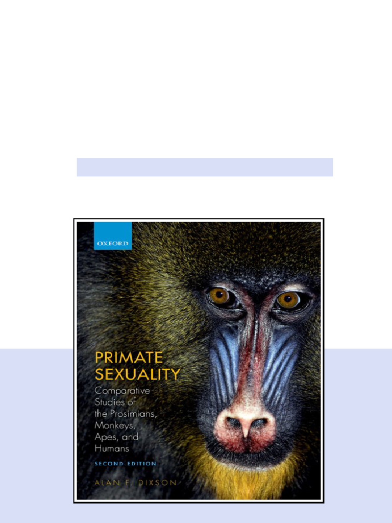 Primate Sexuality Comparative Studies Of The Prosimians Monkeys Apes ...