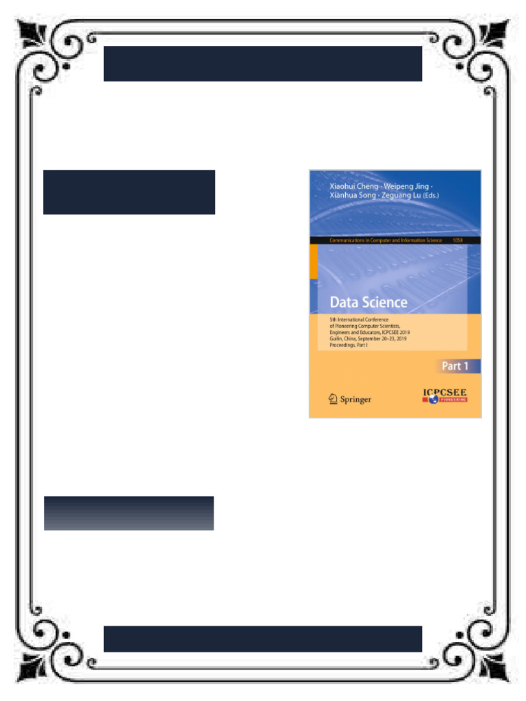 Data Science 5th International Conference of Pioneering Computer ...