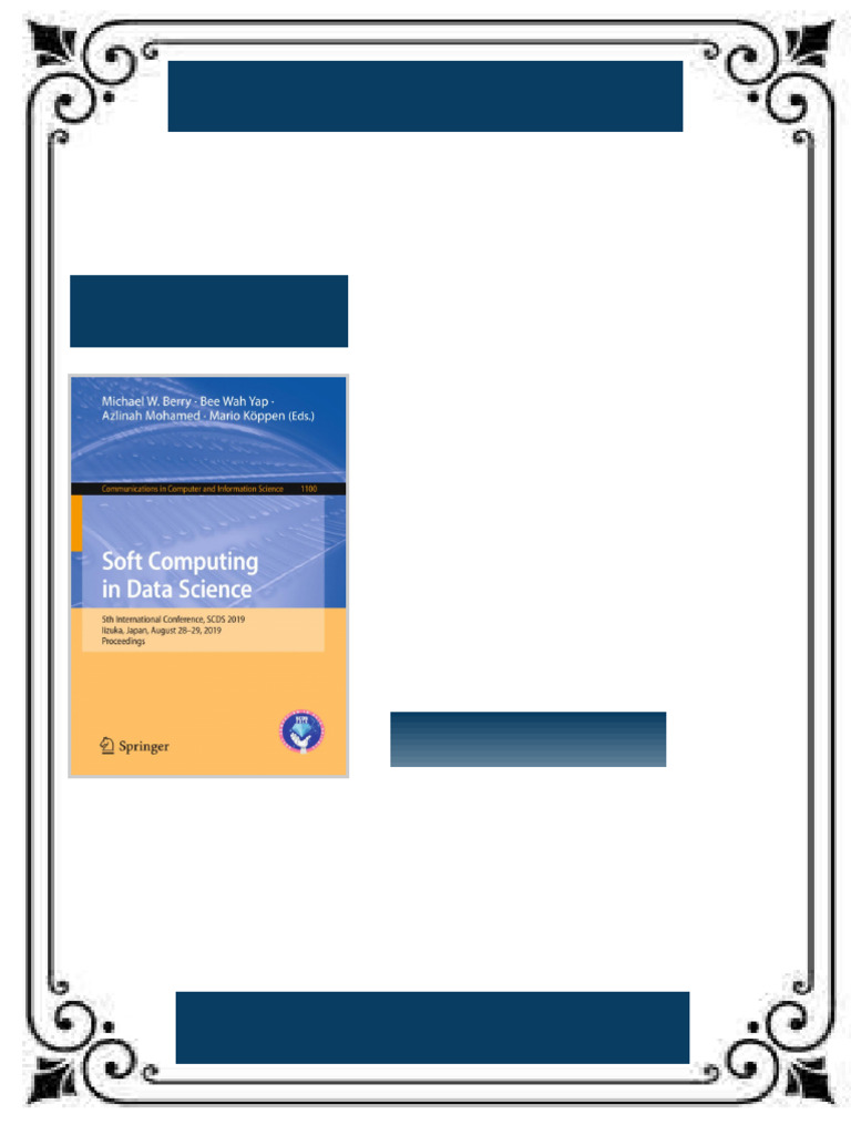 Soft Computing in Data Science 5th International Conference SCDS 2019 ...