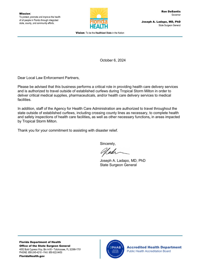 Travel Authorization Letter | PDF