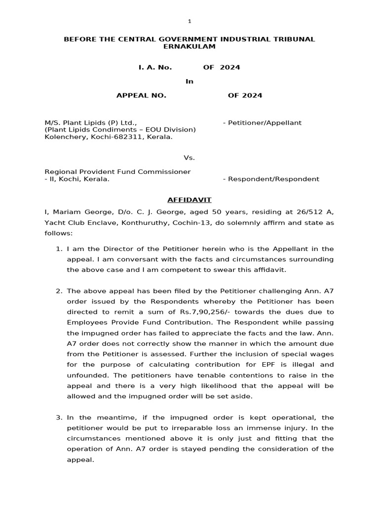 Stay Petition | PDF | Separation Of Powers | Practice Of Law