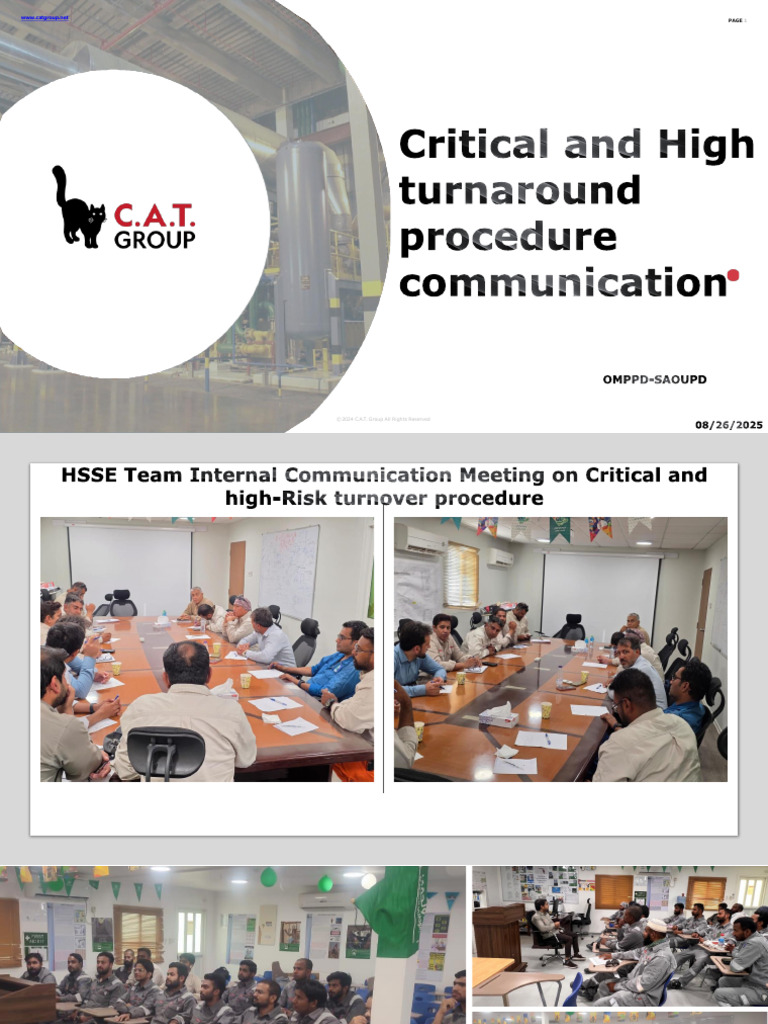 Critical High-Risk Procedure Training | PDF