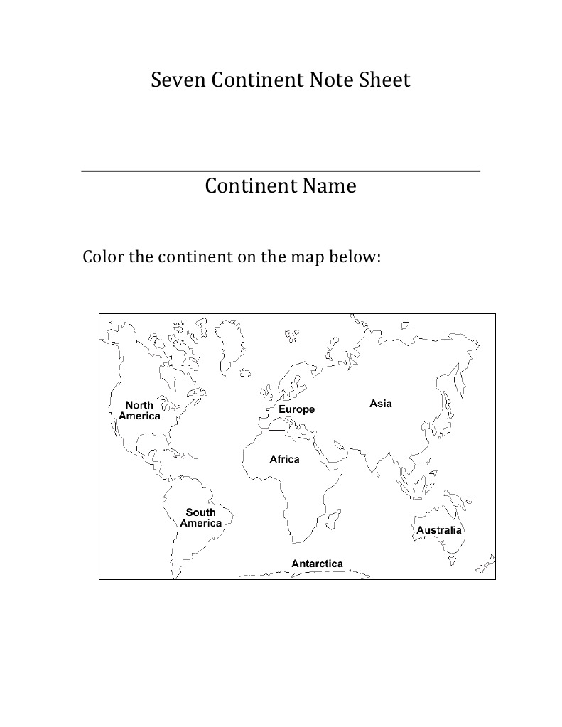 Seven Continent Study Guide | PDF | Art
