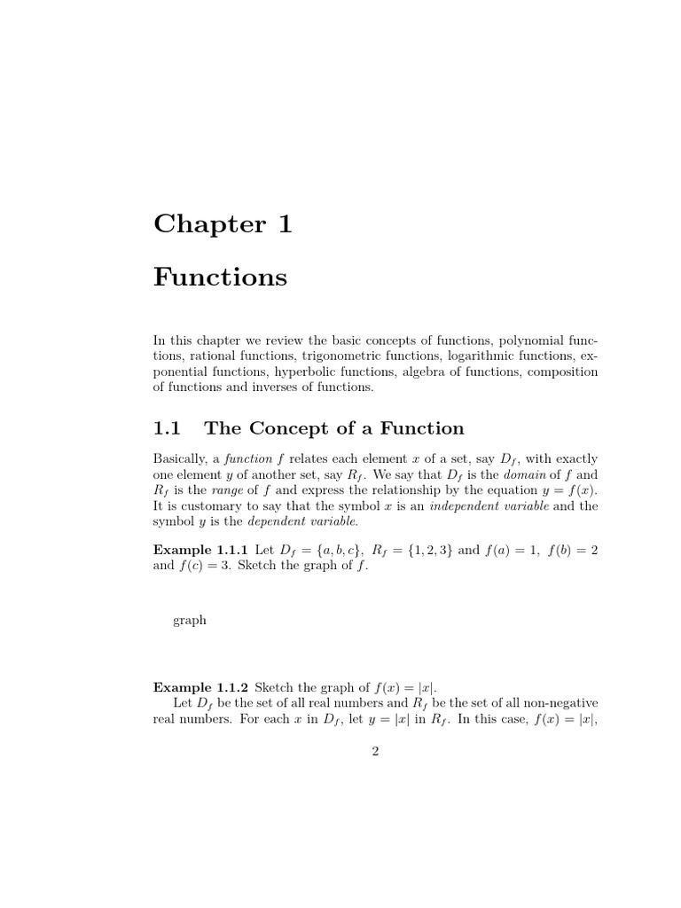 02 Functions | PDF | Function (Mathematics) | Trigonometric Functions