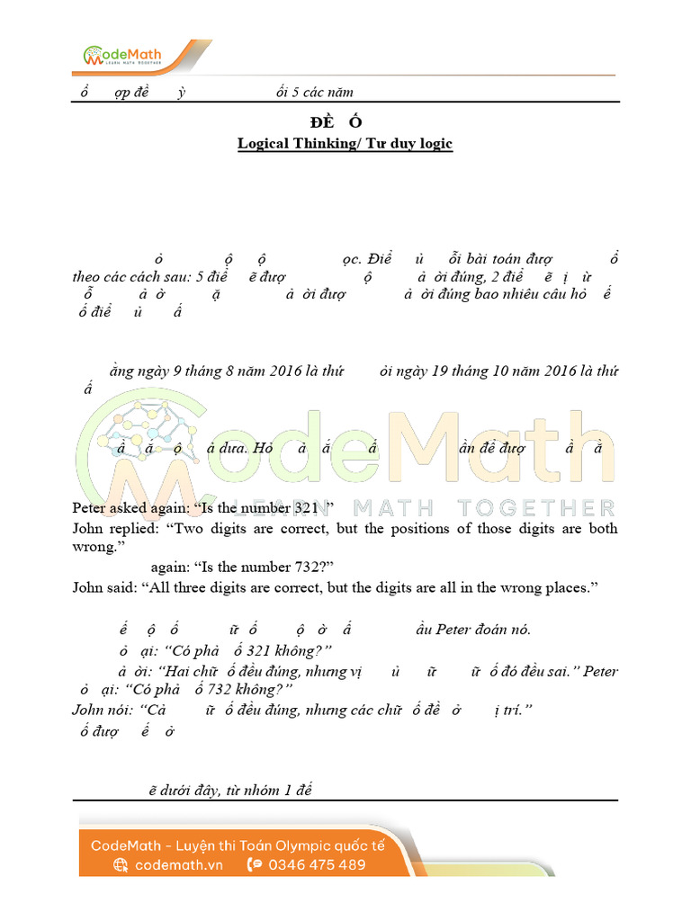 Tong Hop de Thi HKIMO Khoi 5 | PDF
