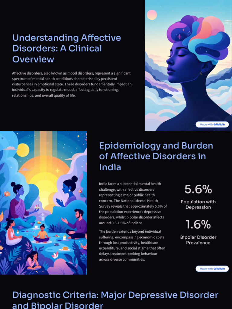 Understanding Affective Disorders A Clinical Overview | PDF | Major ...