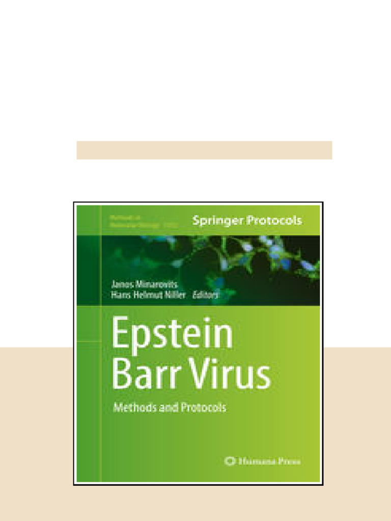 Epstein Barr Virus Methods And Protocols 1st Edition Janos Minarovits ...