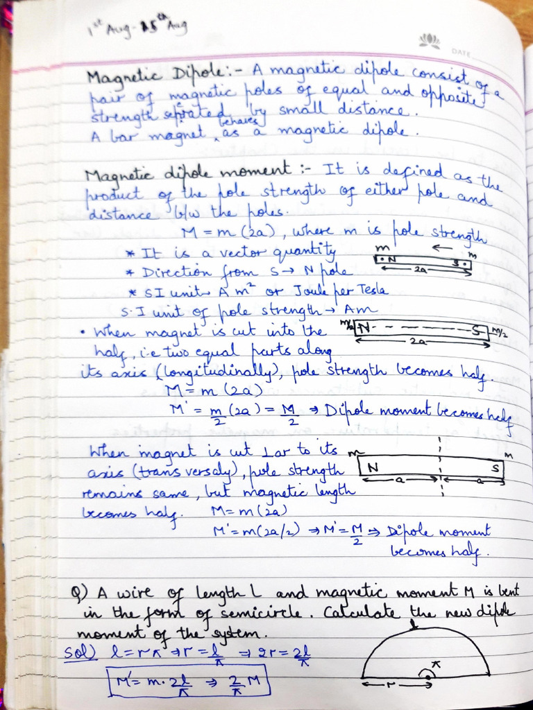 Ch-5 Magnetism and Matter physics | PDF