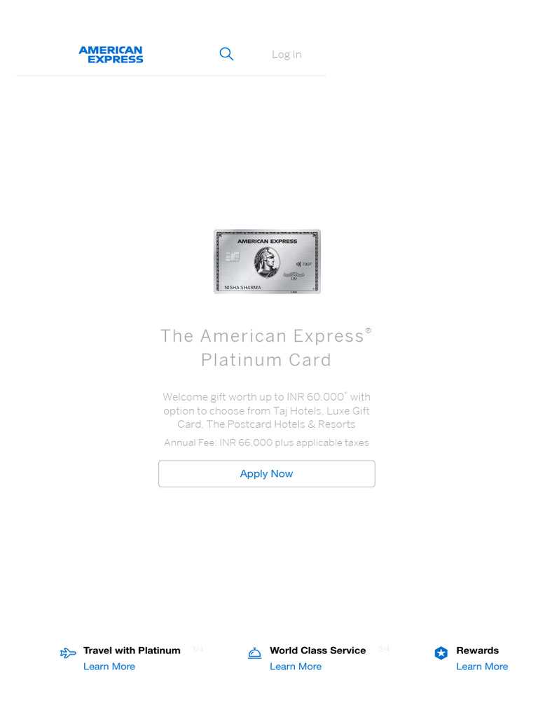 American Express Platinum Card Benefits | PDF | Airport Lounge ...